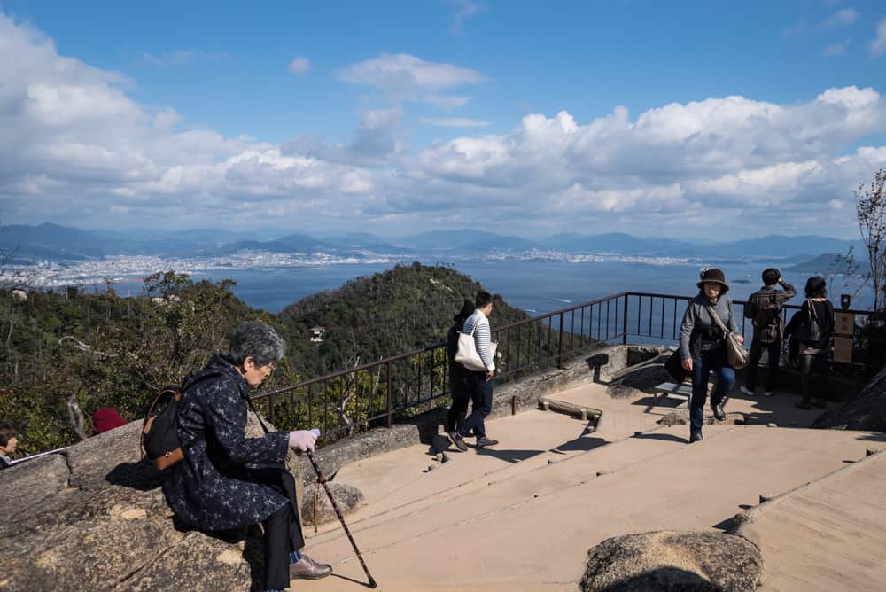 Ride the ropeway and go hiking at Mt Misen in Miyajima