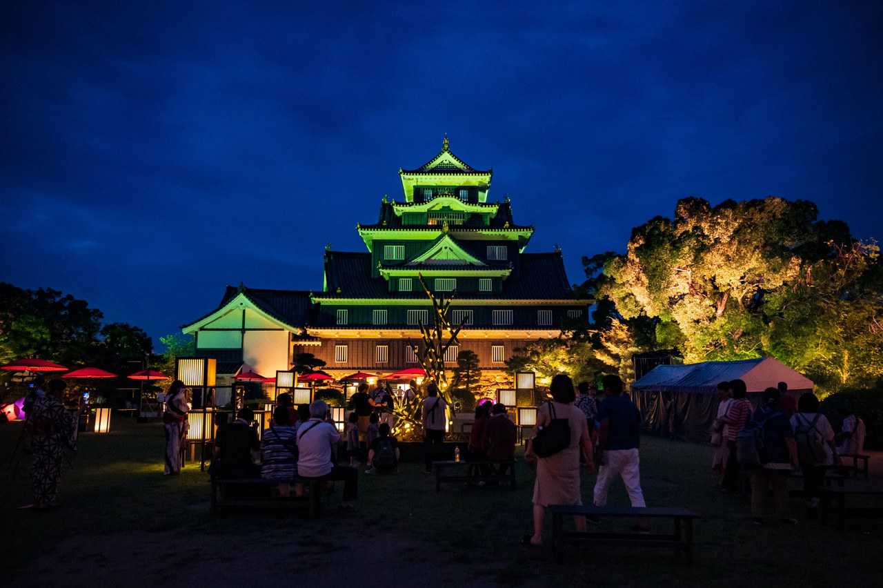 Day or Night, Okayama Castle is One of the Most Beautiful Castles in Japan