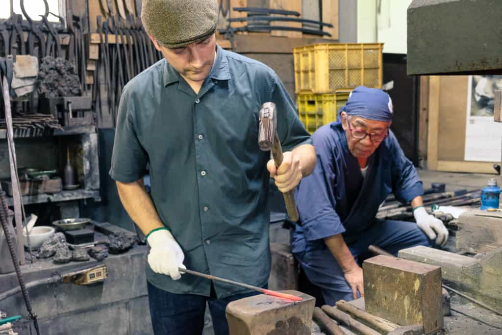 Where to See Traditional Swordsmith Make a Samurai Sword in Japan