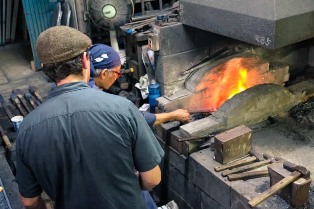 Where to See Traditional Swordsmith Make a Samurai Sword in Japan